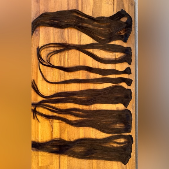 Hair | Cold Dark Brown Hair Extensions Human Hair | Poshmark